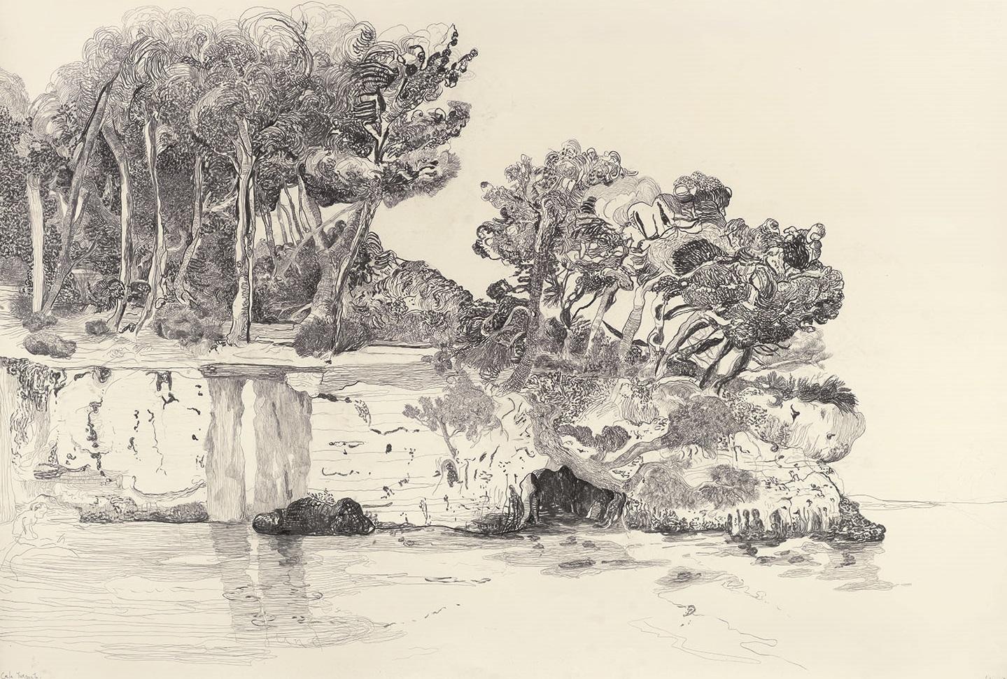 Santi Moix, dibuixos de racons amb el traç de la Menorca més genuïna