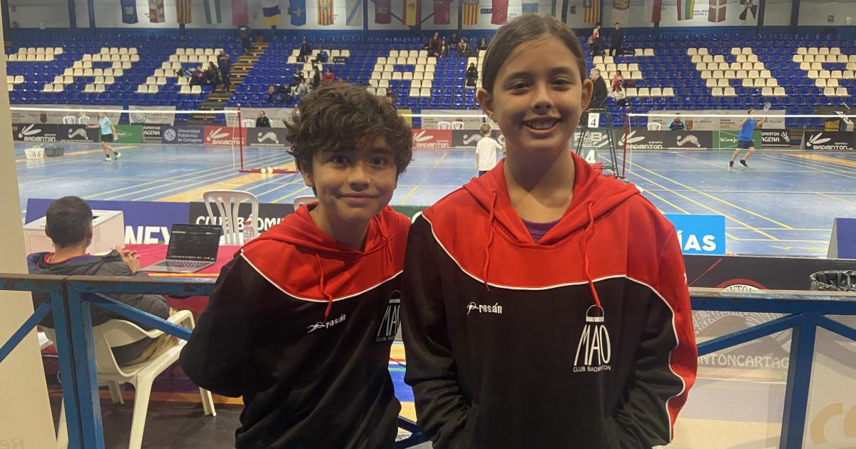 Sabino Sánchez y Neus Mas, estreno nacional en bádminton