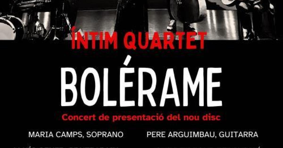 Concierto Presentación nuevo disco "Bolérame" de Maria Camps