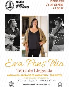 Eva Pons Trio presenta 'Terra de Llegenda' en Ciutadella