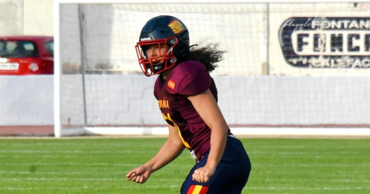 Ruth Álvarez, campeona de Europa de fútbol americano