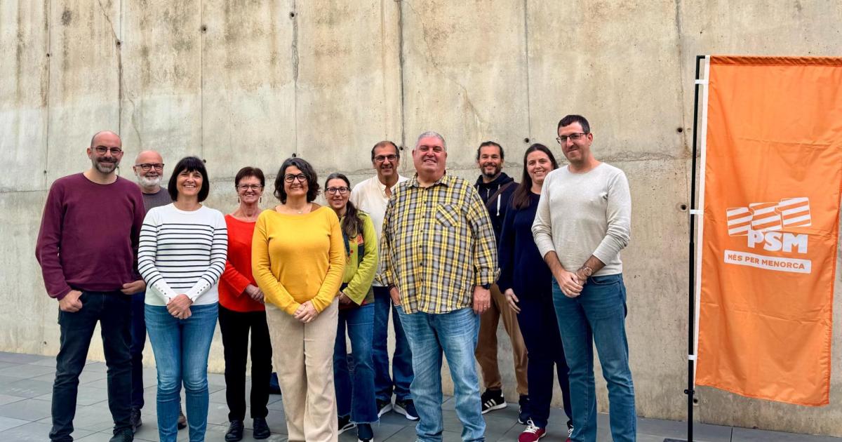Josep Mascaró, elegido nuevo coordinador general del PSM-Més per Menorca