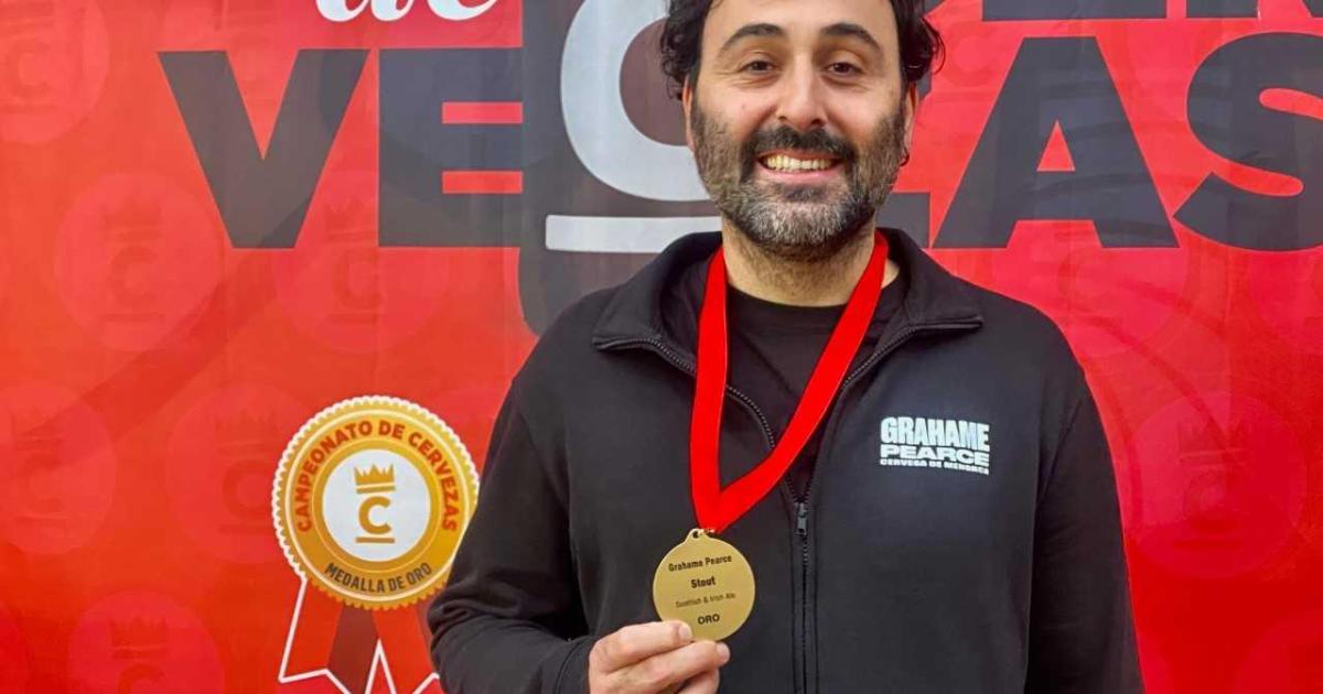 Medalla d’or per a la cervesa negra de Grahame Pearce