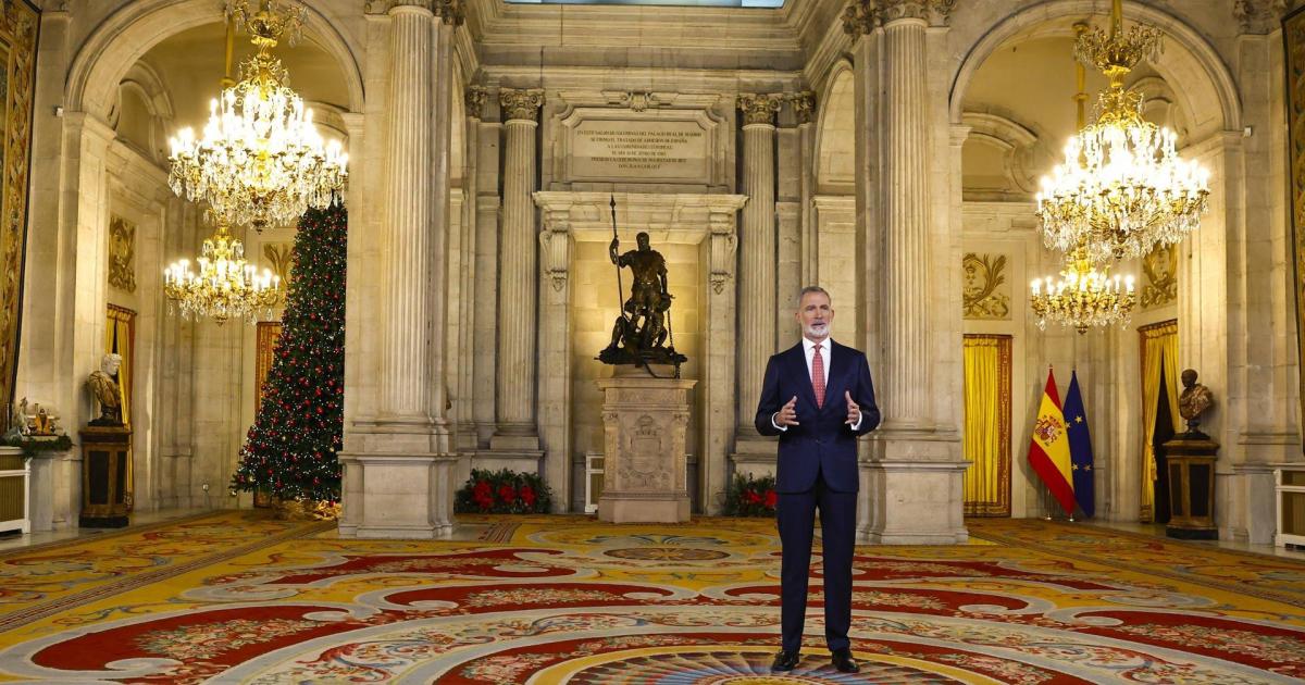 Contenido íntegro del mensaje de Nochebuena de Felipe VI