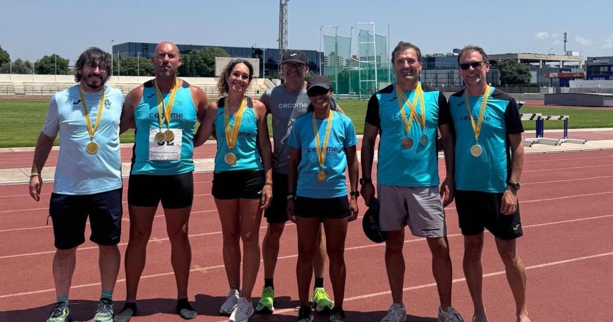 Menorca suma hasta 16 medallas en el Balear máster 2026